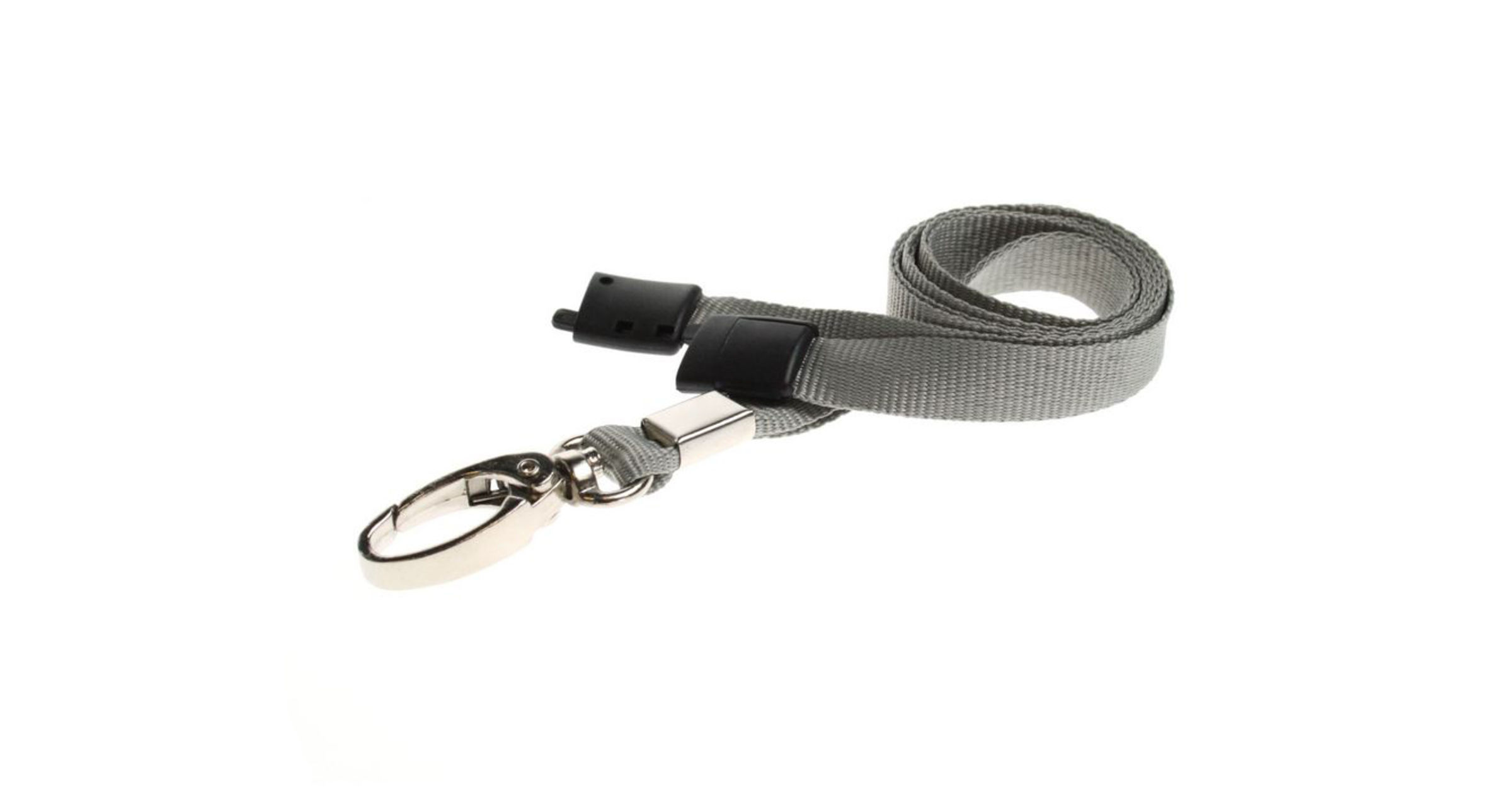 Grey Plain Lanyards from £26.28 NeckStrap