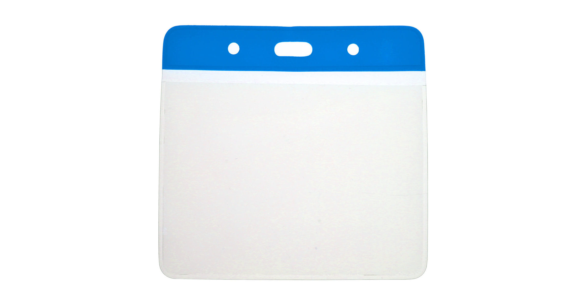 Vinyl Large Blue Top Card Holders - 103x80mm (Pack of 100)