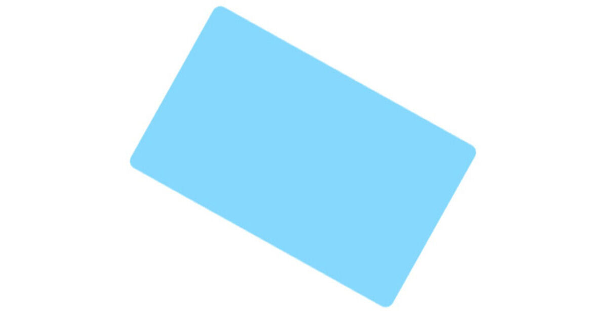 Light Blue Coloured Cards 100 Pack