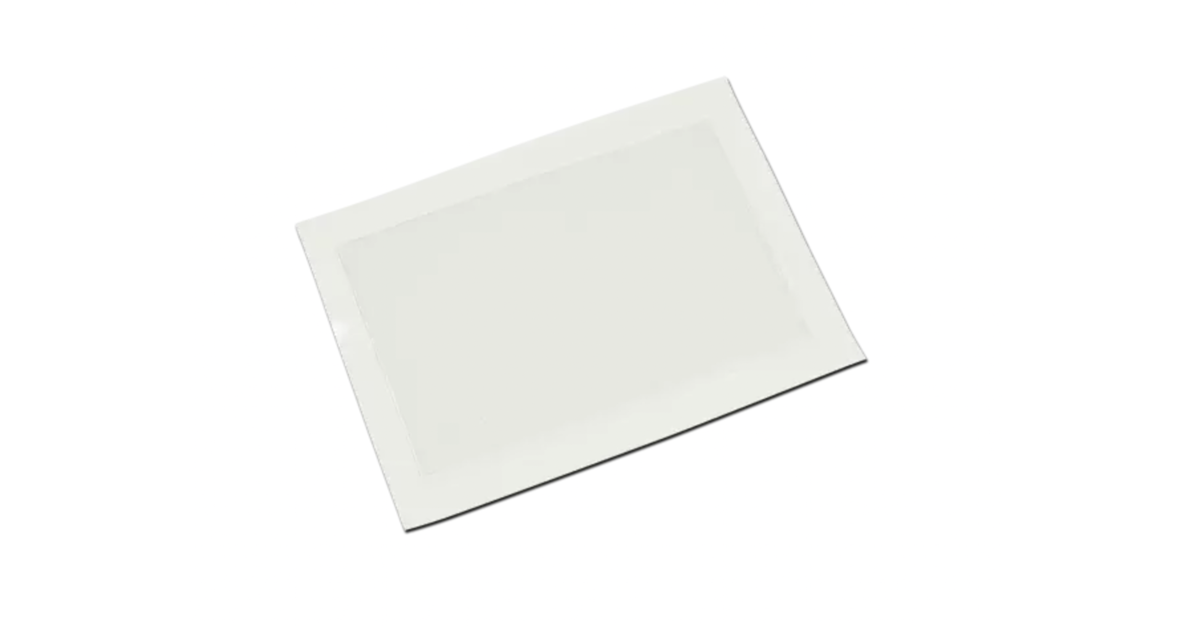 Clear Landscape Self Adhesive backed card holder - Landscape (Pack of 100)
