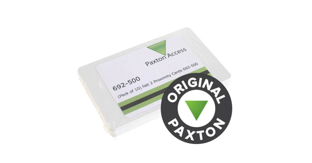 Paxton Net2 692-500 Proximity Cards | Pack of 10 | Next Day Delivery