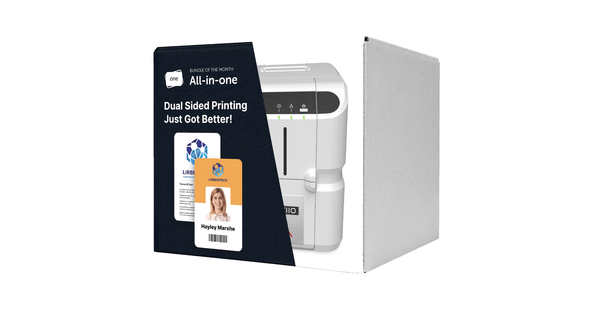 Mid Level Direct-to-Card - Matica MC110 ID Card Printer Bundle