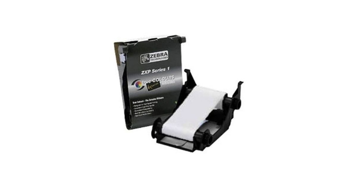 Zebra White Monochrome Ribbon 800011-109 - 500 Prints