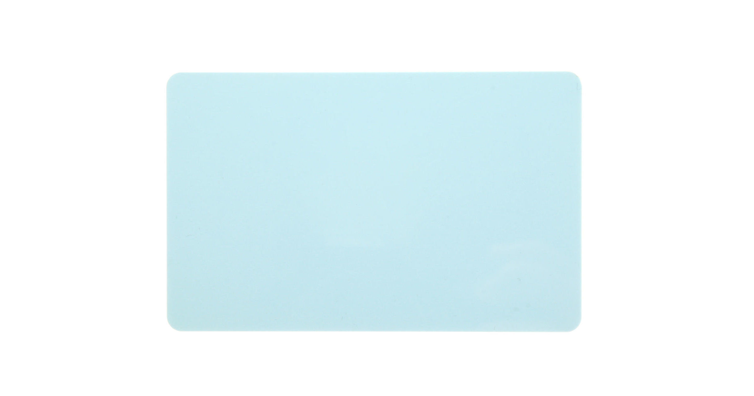 Light Blue Coloured Plastic Cards - Pack of 100