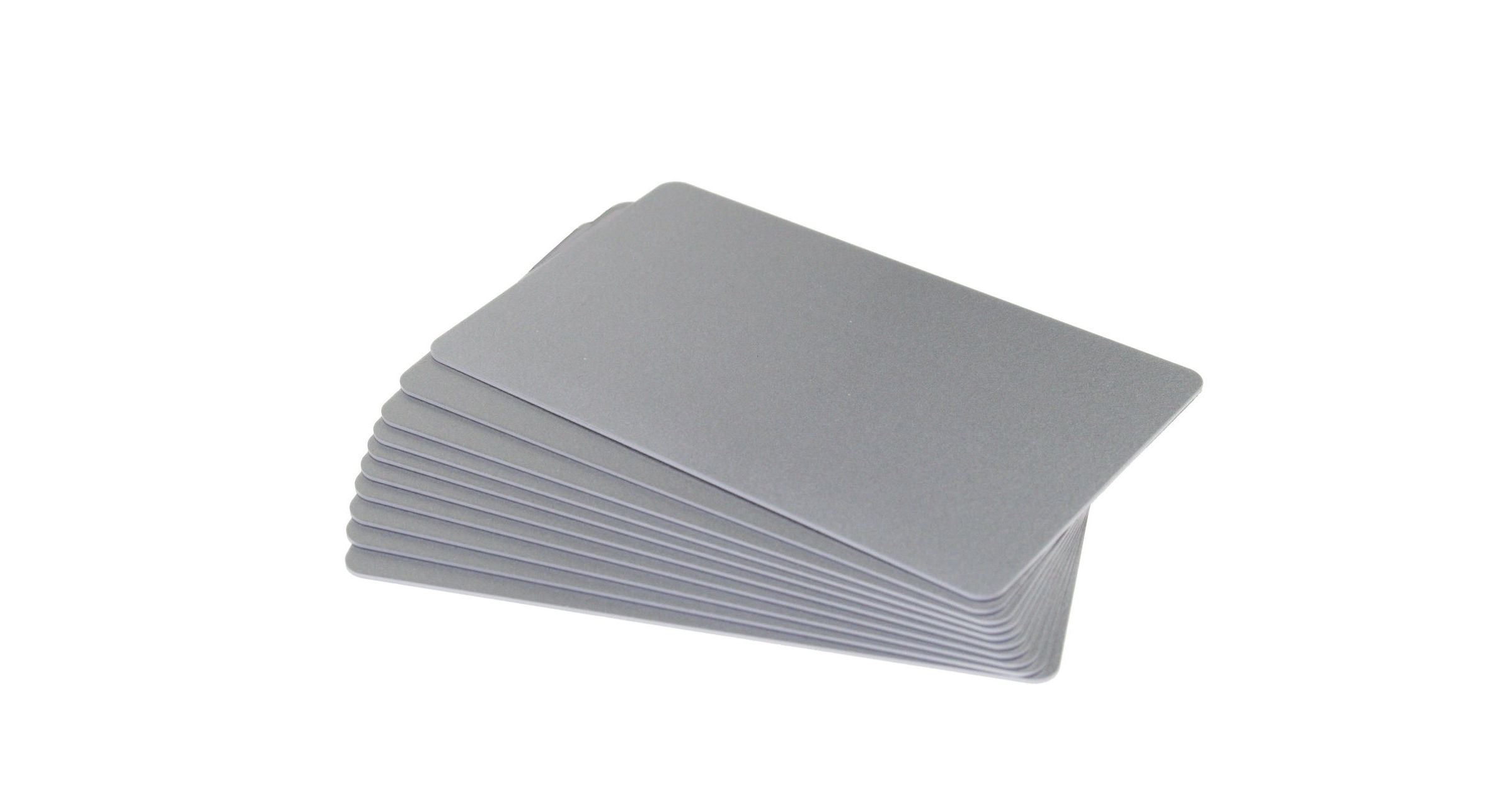 Silver Coloured Cards 100 Pack
