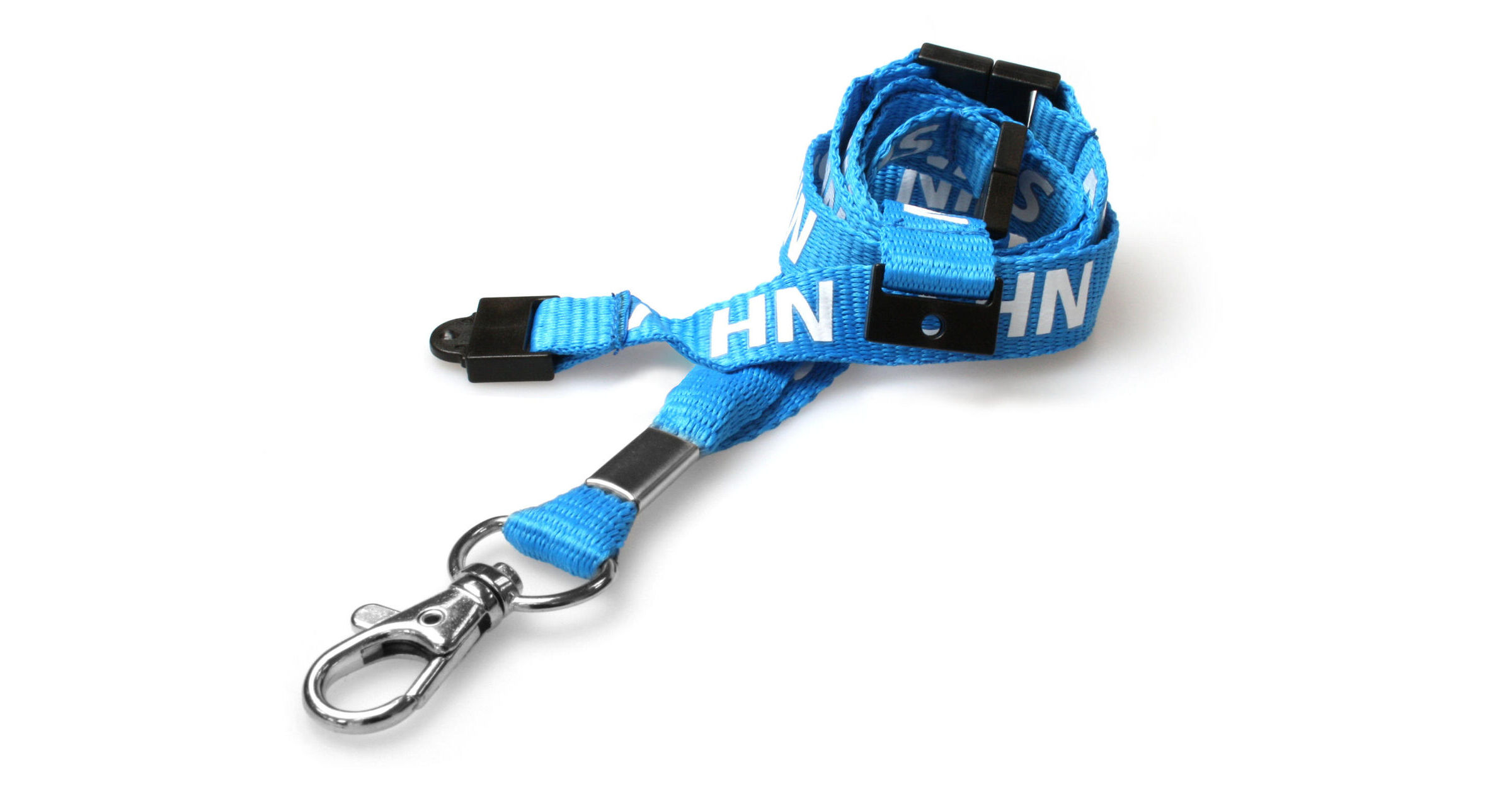 NHS Staff Lanyards with Double Breakaway and Metal Trigger Clip (Pack ...