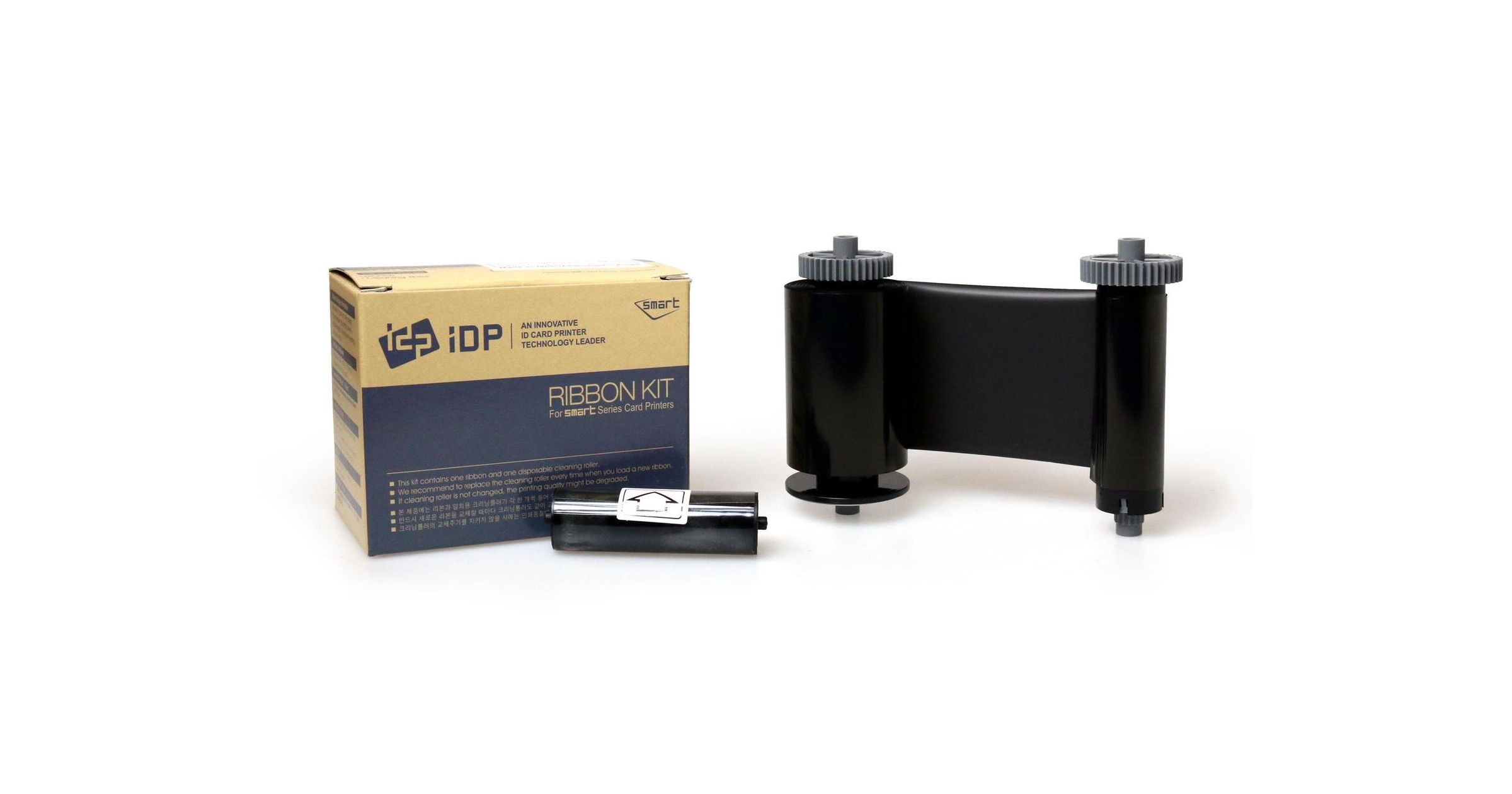 Smart 653382 Black Monochrome RFID Ribbon (1200 Prints)