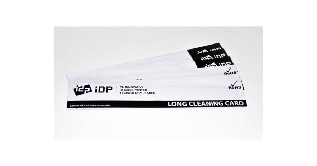 IDP Smart 659909 21/31/51 Long Sleeve Cleaning Card Kit - (Pack of 10)