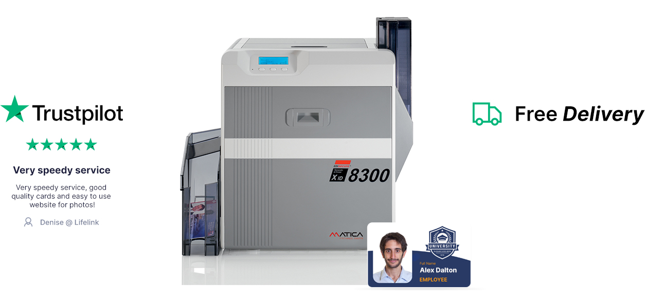 Matica XiD8300 Retransfer ID Card Printer
